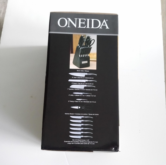 Oneida | Kitchen | Oneida Vanguard Stainless Steel Blades 3 Piece Tang ...